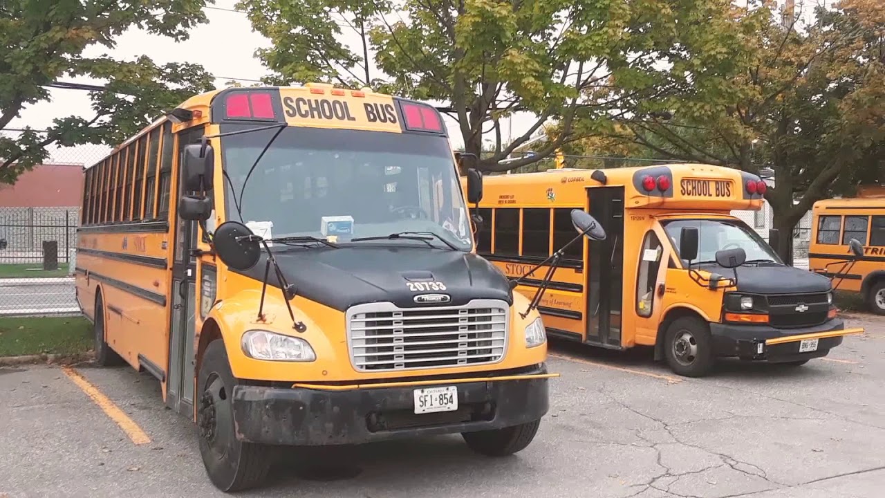 TORONTO COOL School Buses Etobicoke - YouTube