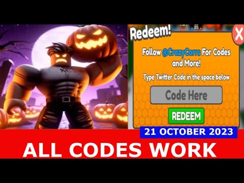*NEW UPDATE CODES* [Halloween] Deadlift Simulator ROBLOX | ALL CODES ...