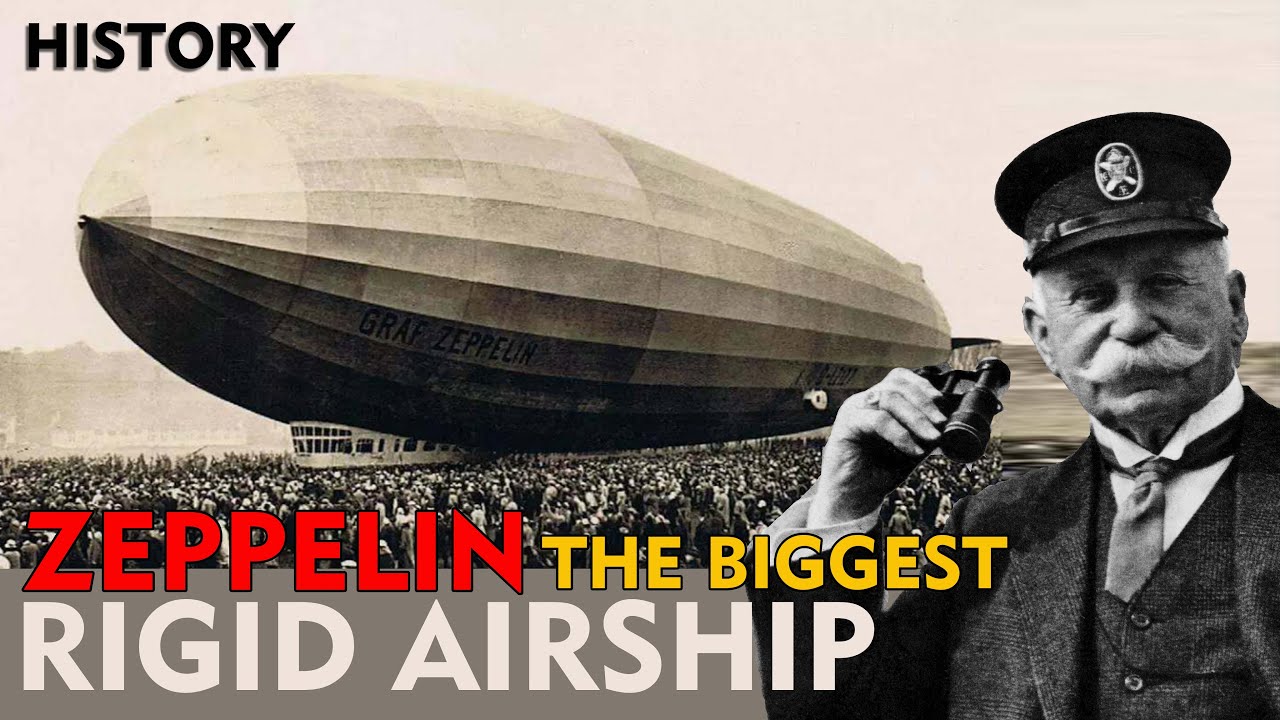 Sejarah Pesawat Balon Udara TERBESAR Di DUNIA Zeppelin 🔥 - YouTube
