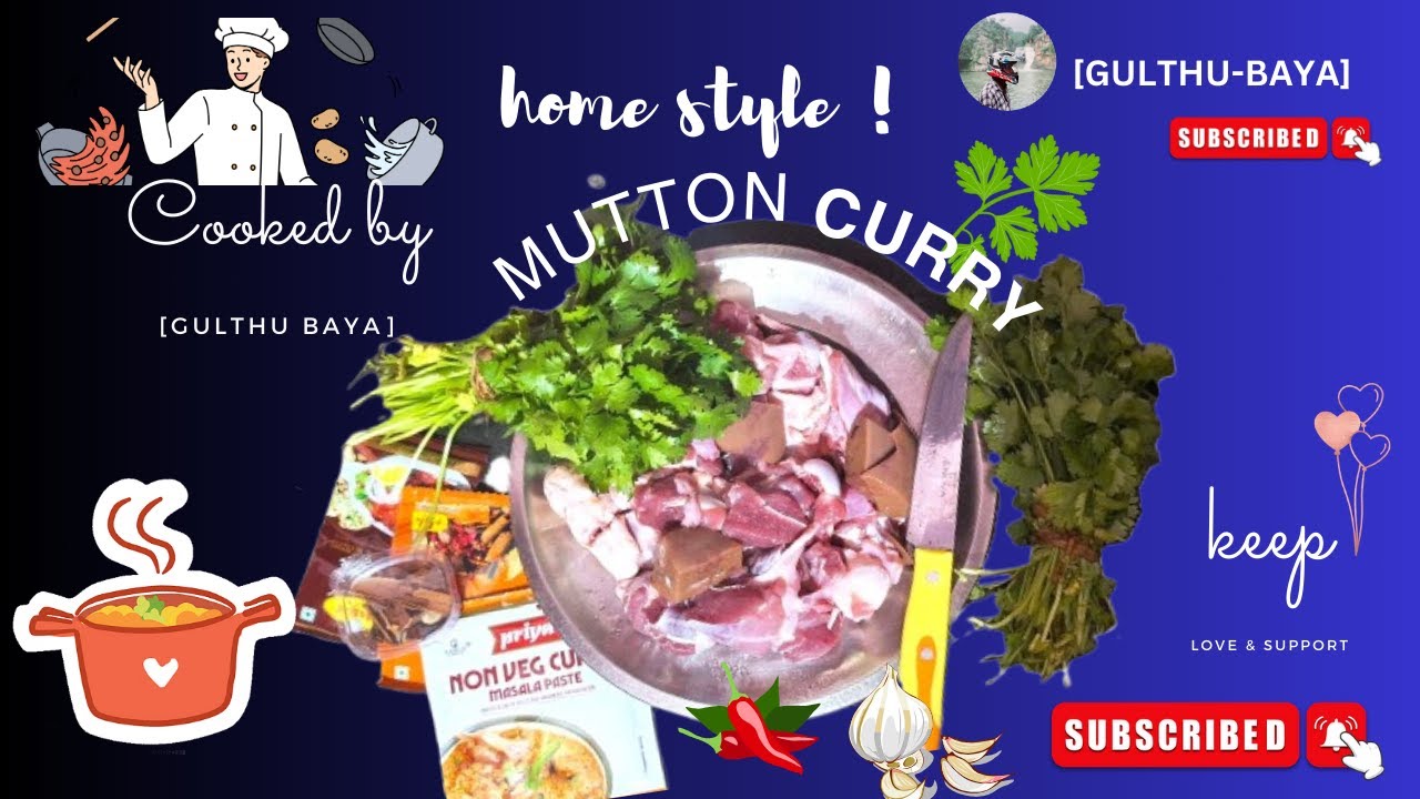 Home Style MUTTON CURRY. - YouTube