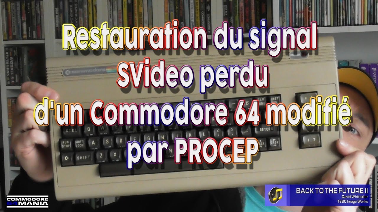 Commodore 64 modifié par Procep et remis en état d'origine - YouTube