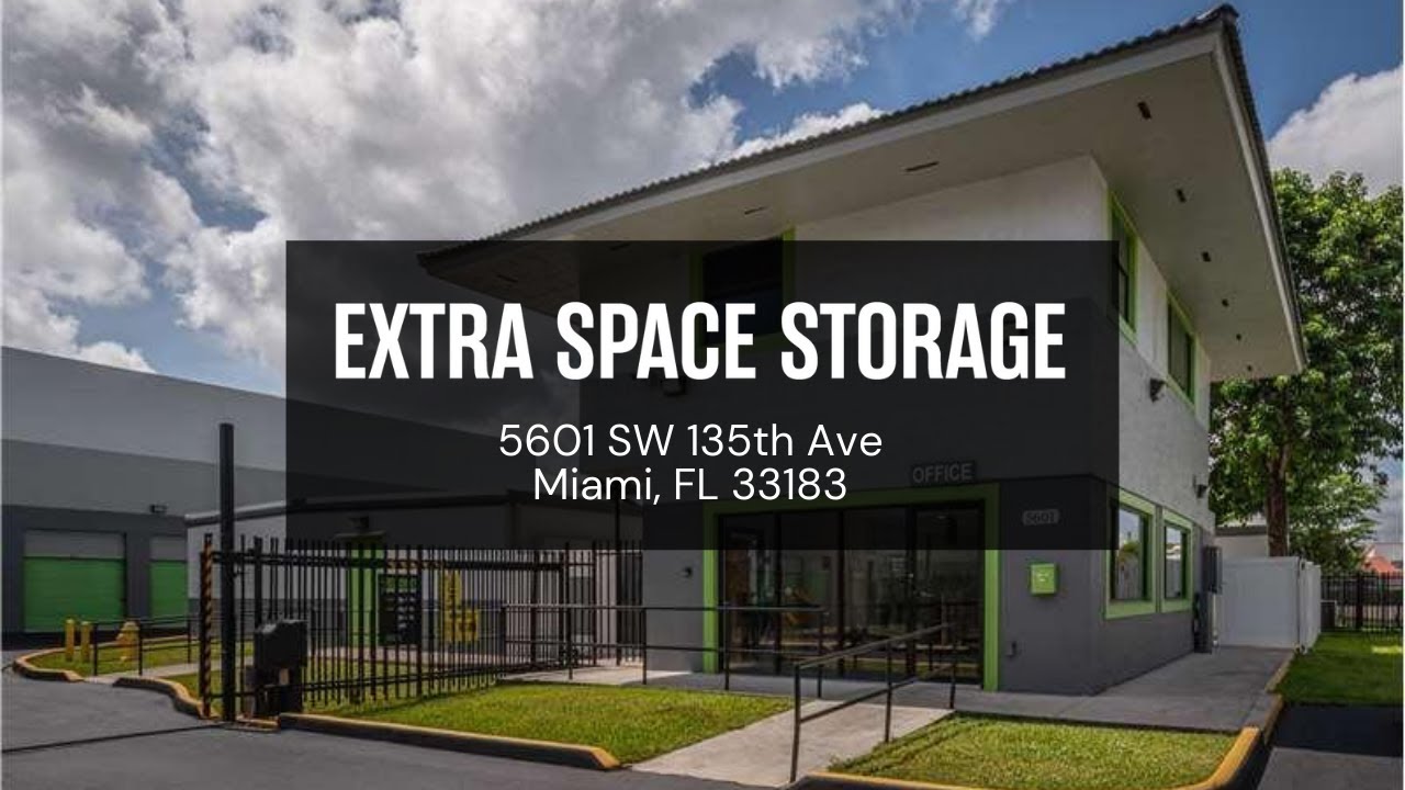Storage Units in Miami, FL on SW 135th Ave - Extra Space Storage - YouTube