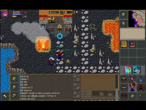 Tibiame take weapon 119 soul for wizard w17 - YouTube