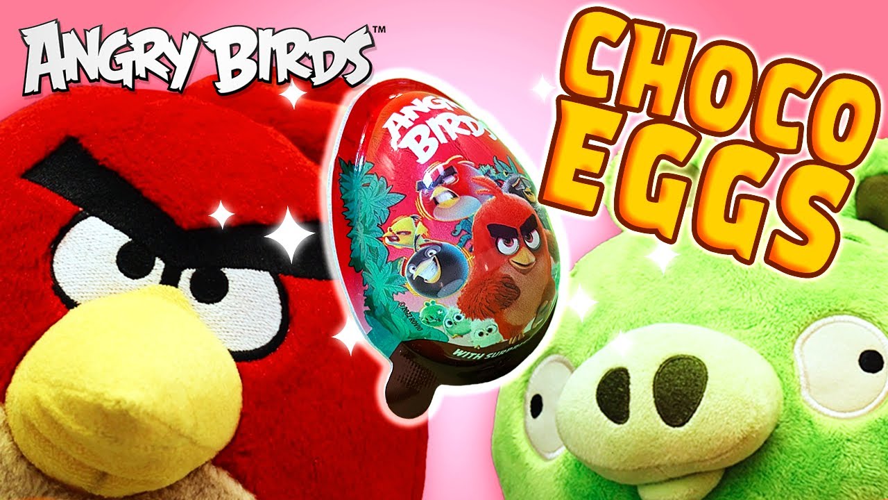 Angry Birds | Chocolate Eggs with Red 🥚🍫 - YouTube
