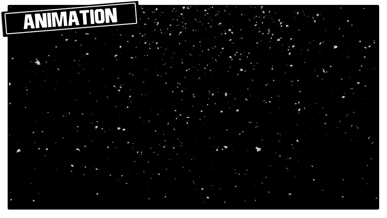 SNOW FALLING FX ON BLACK BACKGROUND | FREE STOCK ANIMATION OVERLAY [CCM ...
