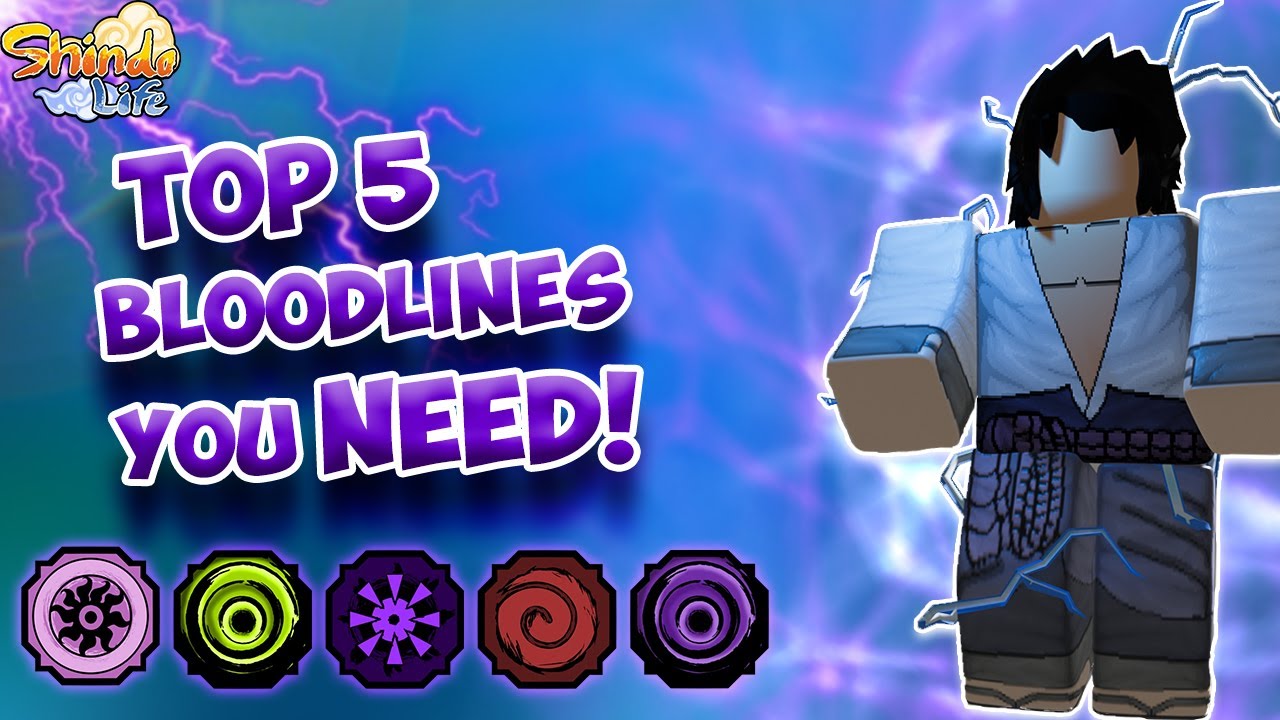 Top 5 Bloodlines You NEED In Shindo Life! | Shindo Life Best Bloodline ...