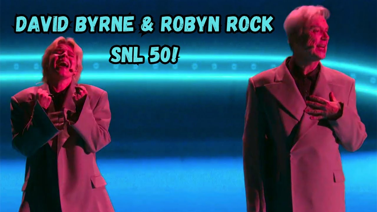 David Byrne & Robyn Perform “Dancing On My Own” Live at SNL 50th ...