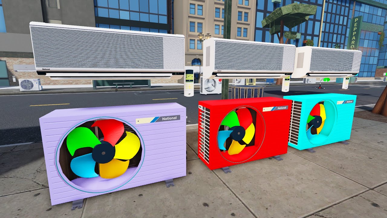 Realistic Air Conditioner City | Best AC Roblox - YouTube