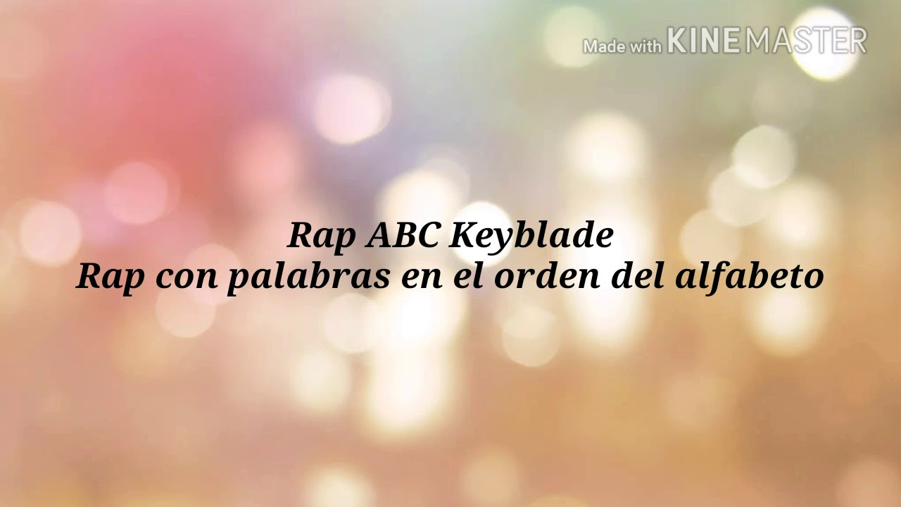 ABC-Rap Keyblade Letra | Rodri25_ - YouTube