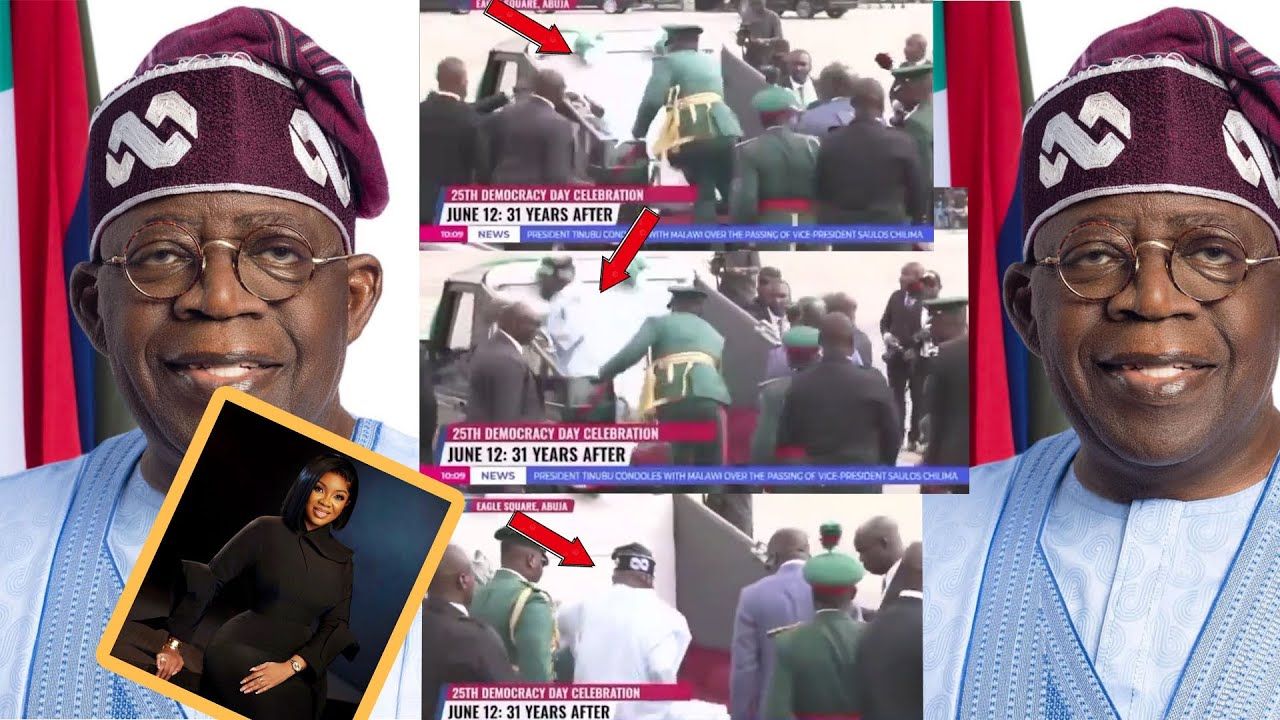 Nigeria President Tinubu falls down during Democracy day celebration ...