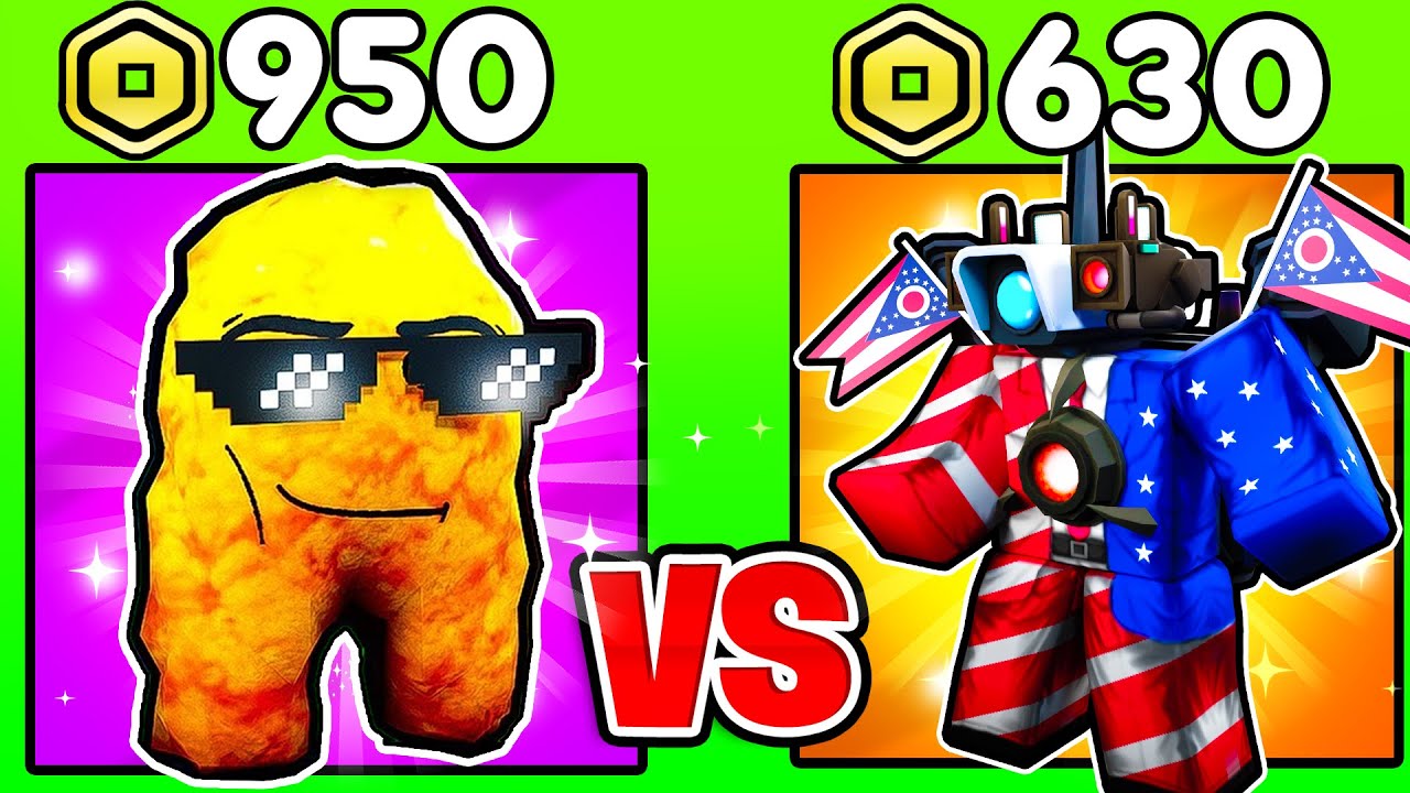 GODLY NUGGET MAN vs Godly Titan Ohio Man in Skibidi Tower Defense - YouTube