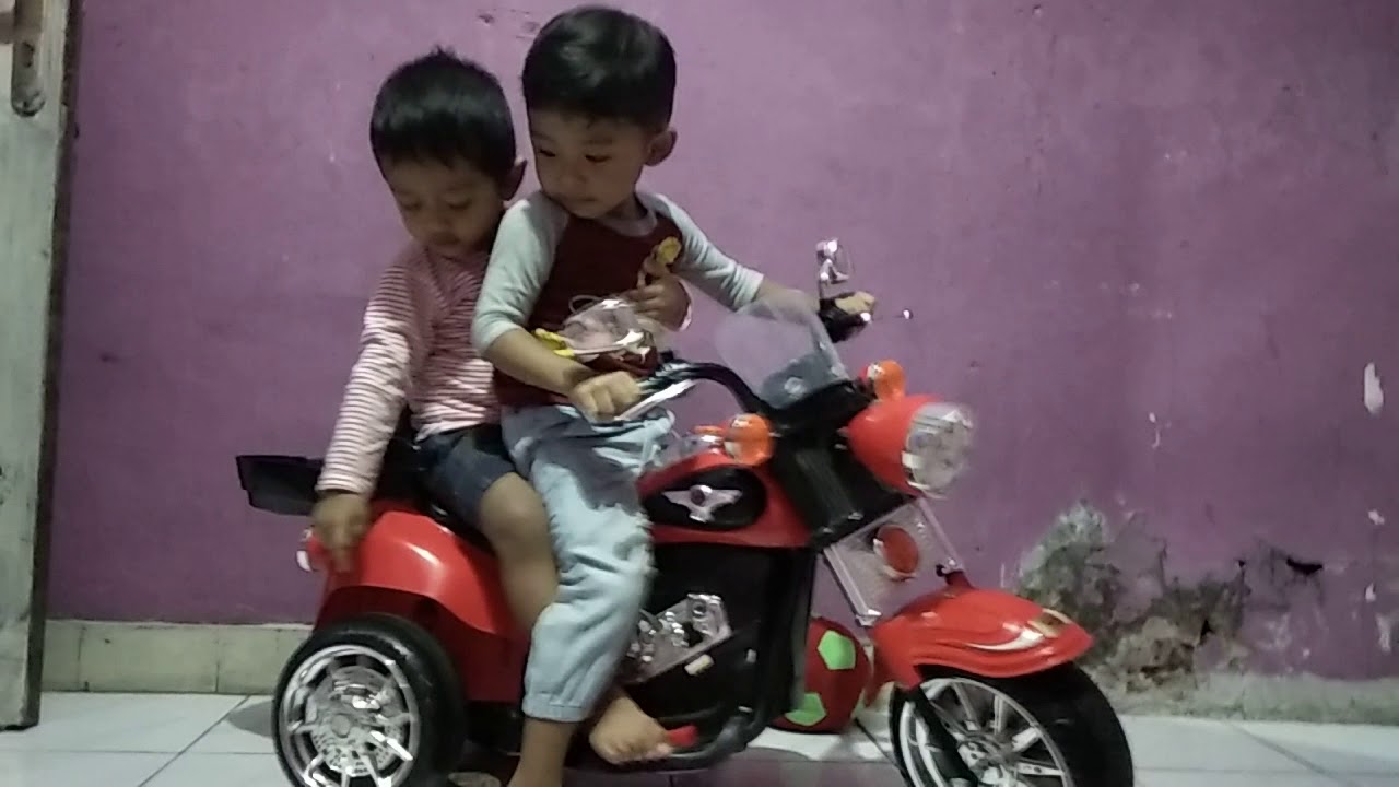 Motor anak/ motor kecil /motor aki/ motor motoran - YouTube