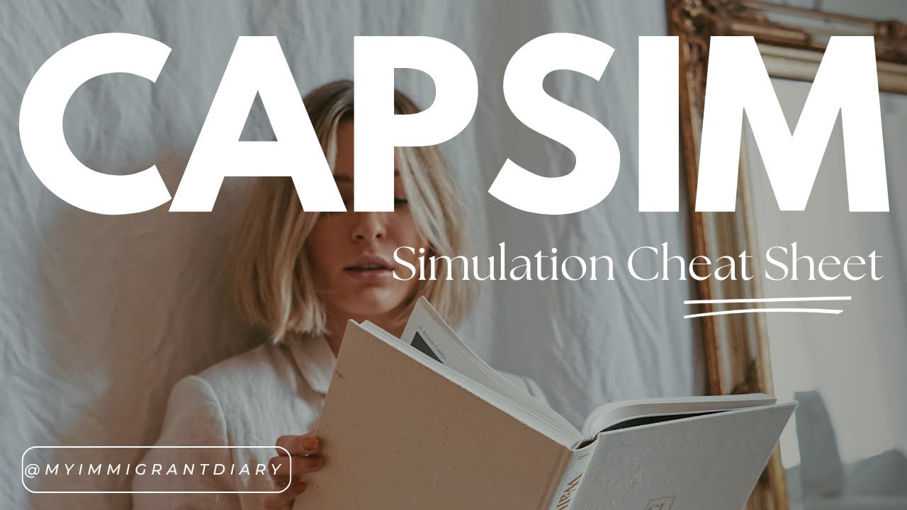 Dominate Round 1: Ultimate Capsim Simulation Cheat Sheet - YouTube