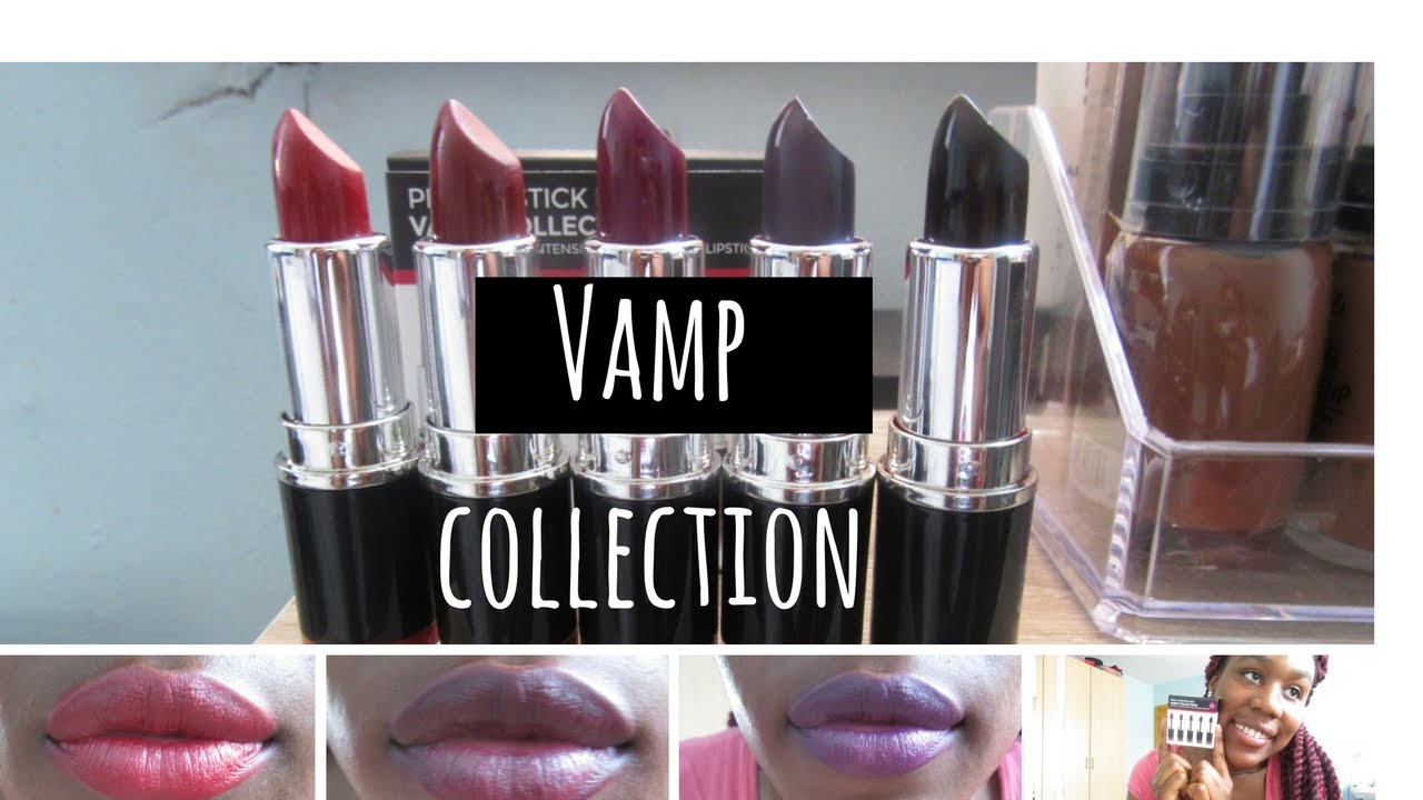 Freedom pro lipstick vamp collection | review/lip swatches - YouTube