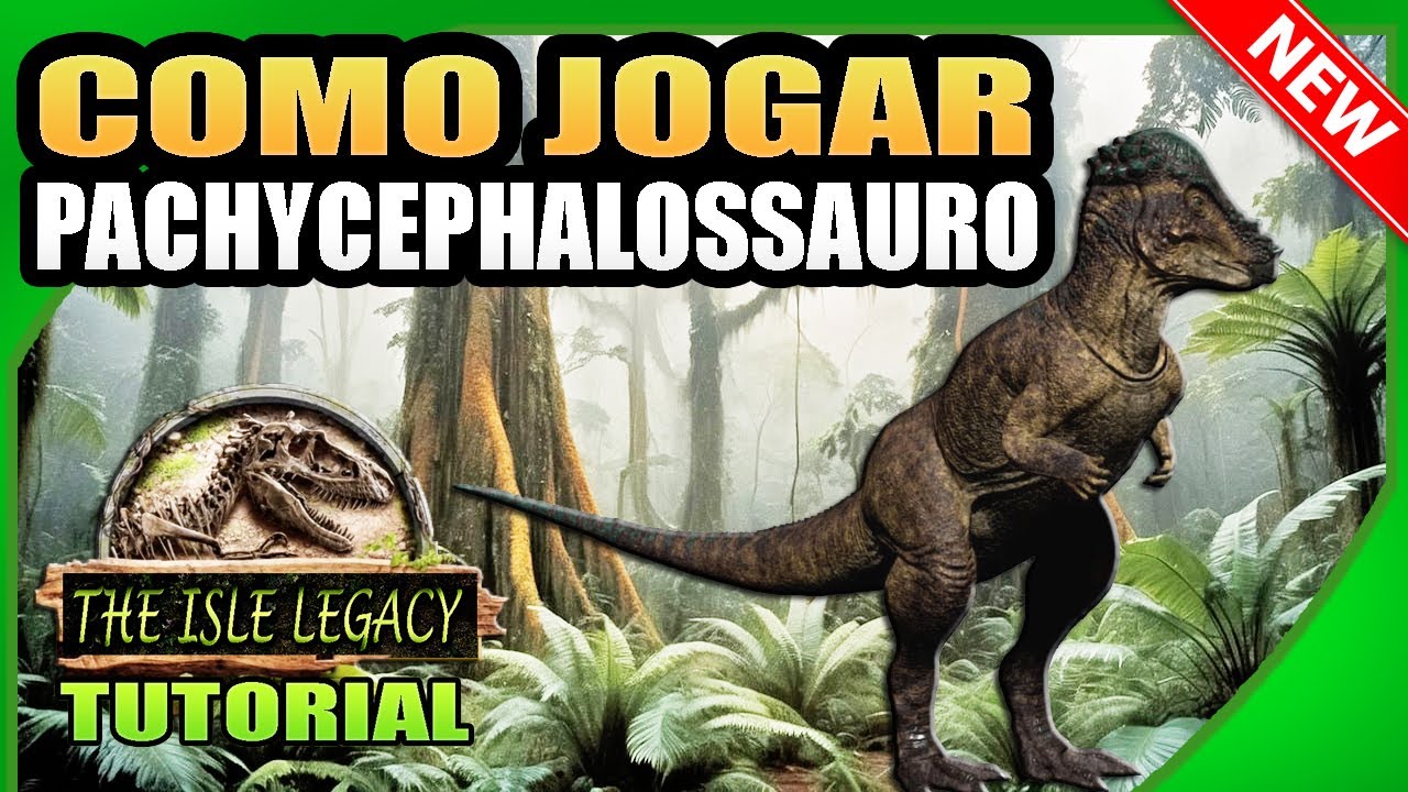 🟢 Como Jogar com Pachycephalossauro The Isle Legacy 2024 Tutorial ...