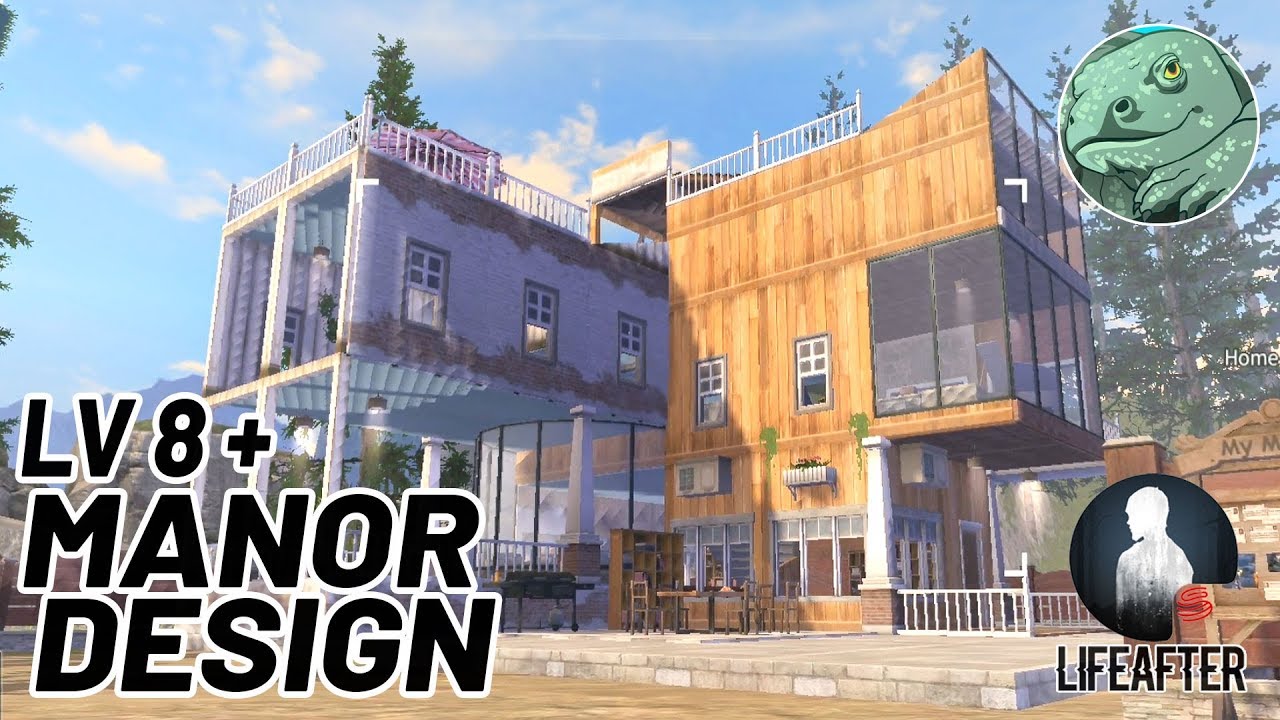 LifeAfter Manor Design: Modern Minimalistic Manor Lv 8/9 + - YouTube