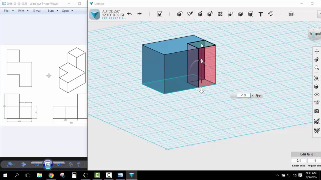 123D Design Subtractive - YouTube