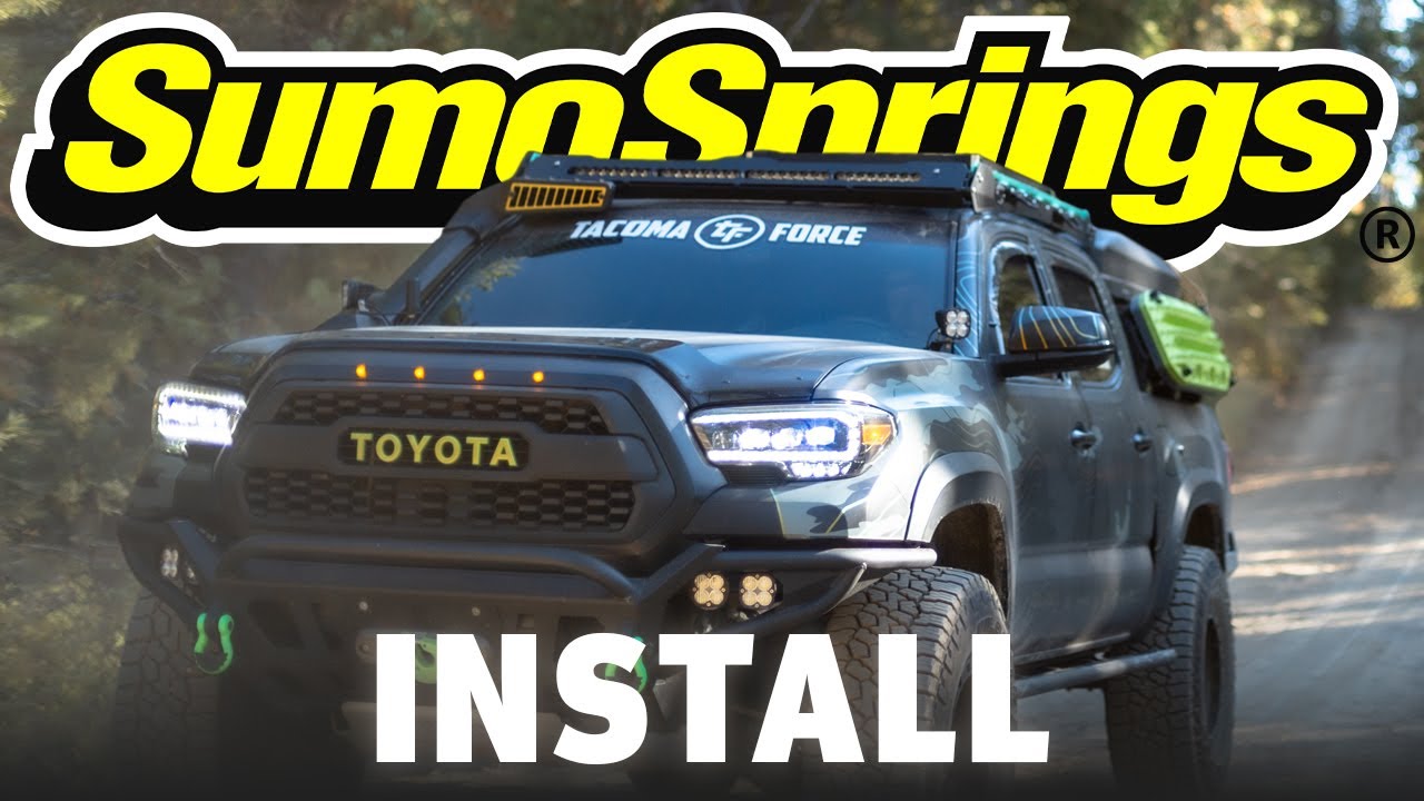 Toyota Tacoma SumoSprings u-bolt flip kit install for off-road ...