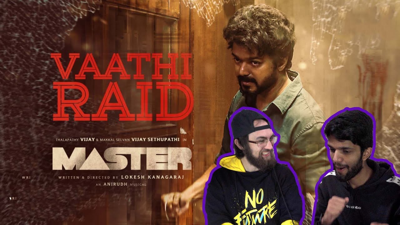 Vaathi Raid Song REACTION!! | Master| Thalapathy Vijay | Anirudh ...