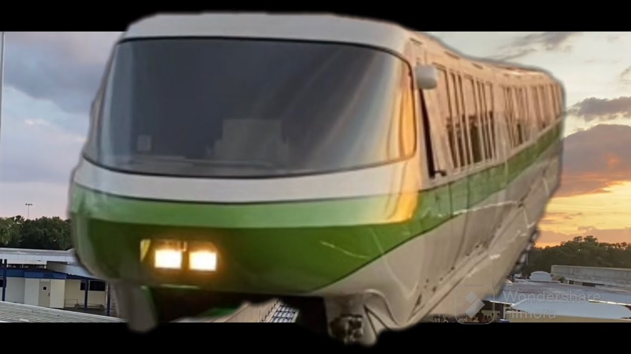 GREEN DISNEY WORLD MONORAIL Animation Edit!! - YouTube