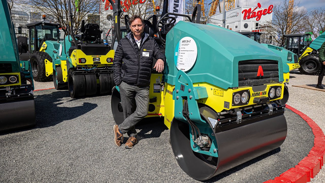 Ammann ARX 26-2 Light Tandem Roller – Presented by Werner Hellemans ...