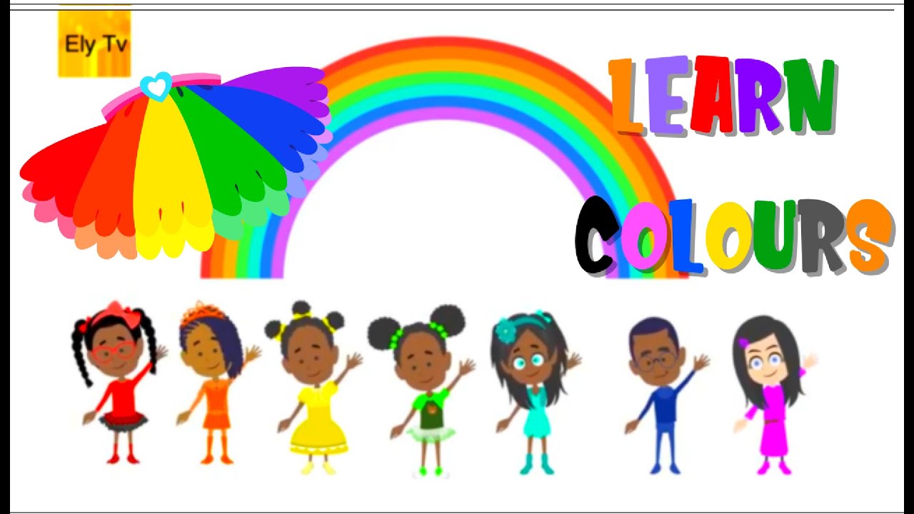 Learn colors for children - Colors of the rainbow - YouTube