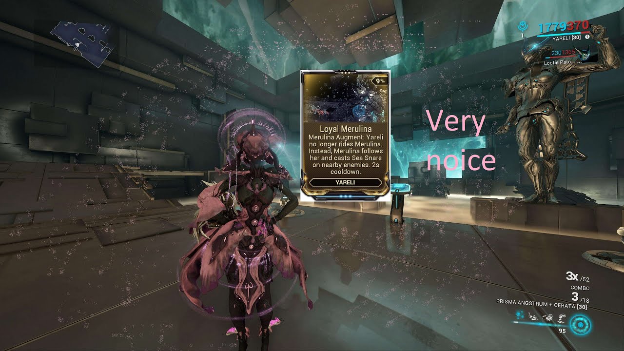 Yareli new augment and steel path build - YouTube