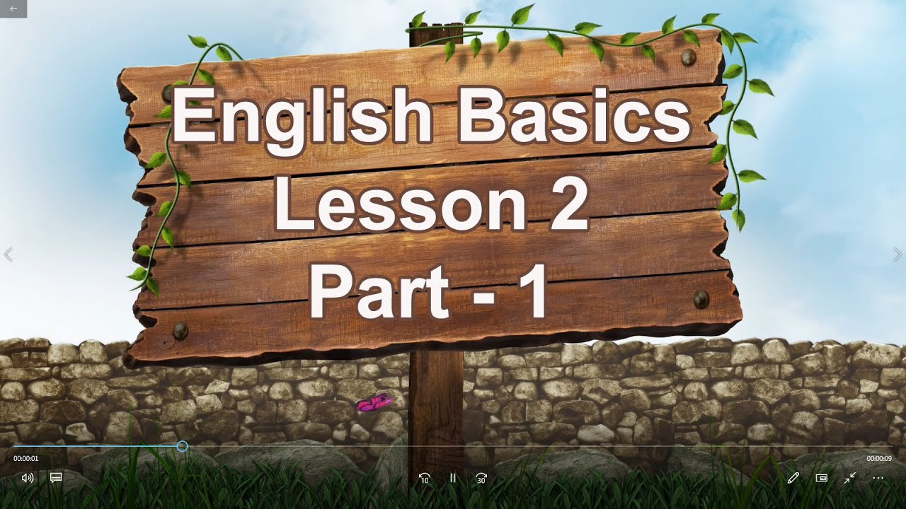 UKG English Basic Lesson 2 - Part 1 - YouTube