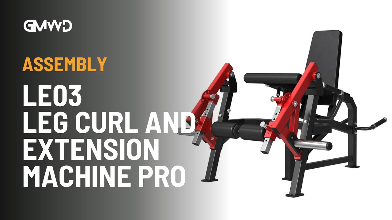 GMWD Leg Curl And Extension Machine Pro LE03 | Assembly Guide - YouTube