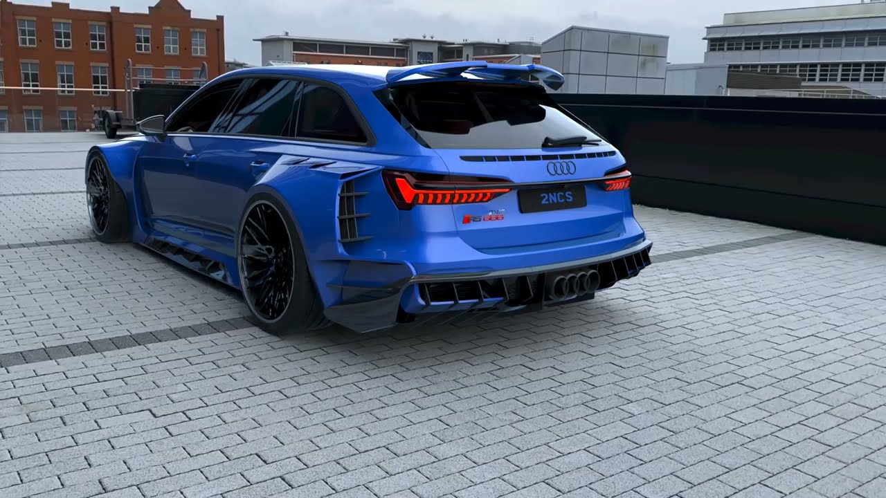 AUDI RS6! ONE OFF WIDE BODY RS6 FROM HELL!! - YouTube