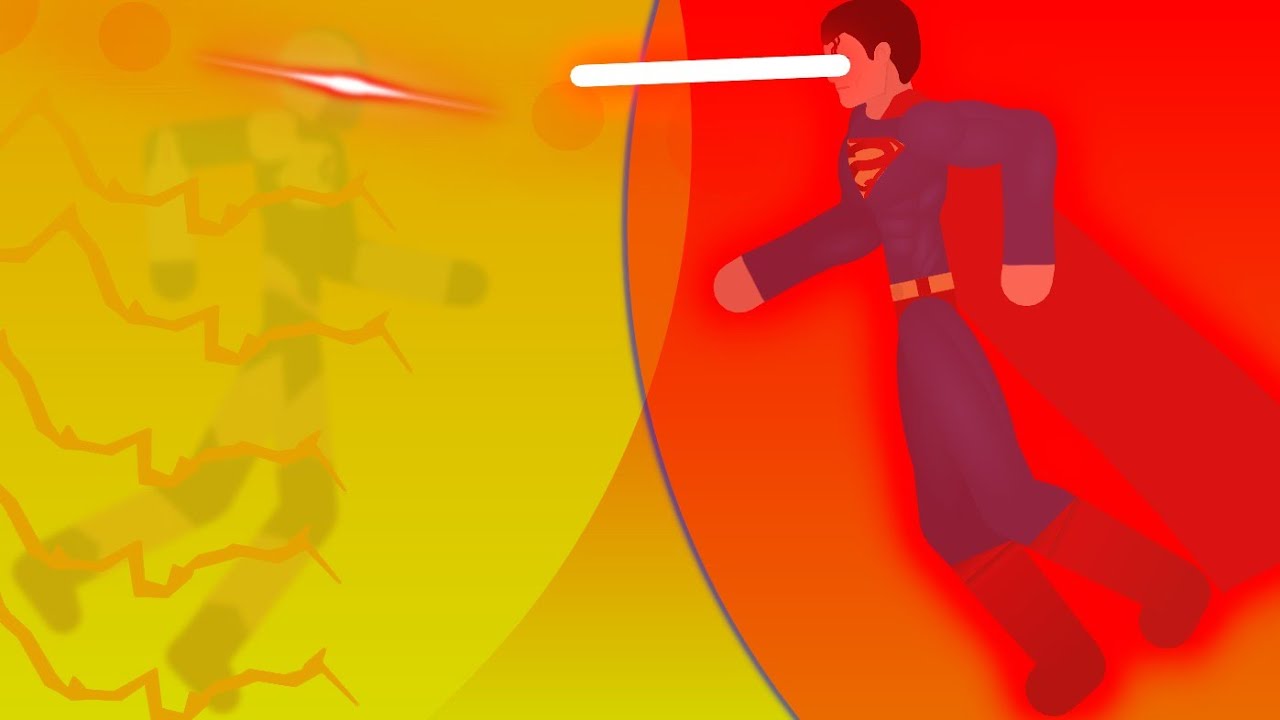 Superman Vs reverse flash (stick nodes animation) by my little brother ...