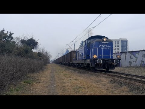 SM42-2350 Orion Kolej z węglarkami+2xRp1 - YouTube