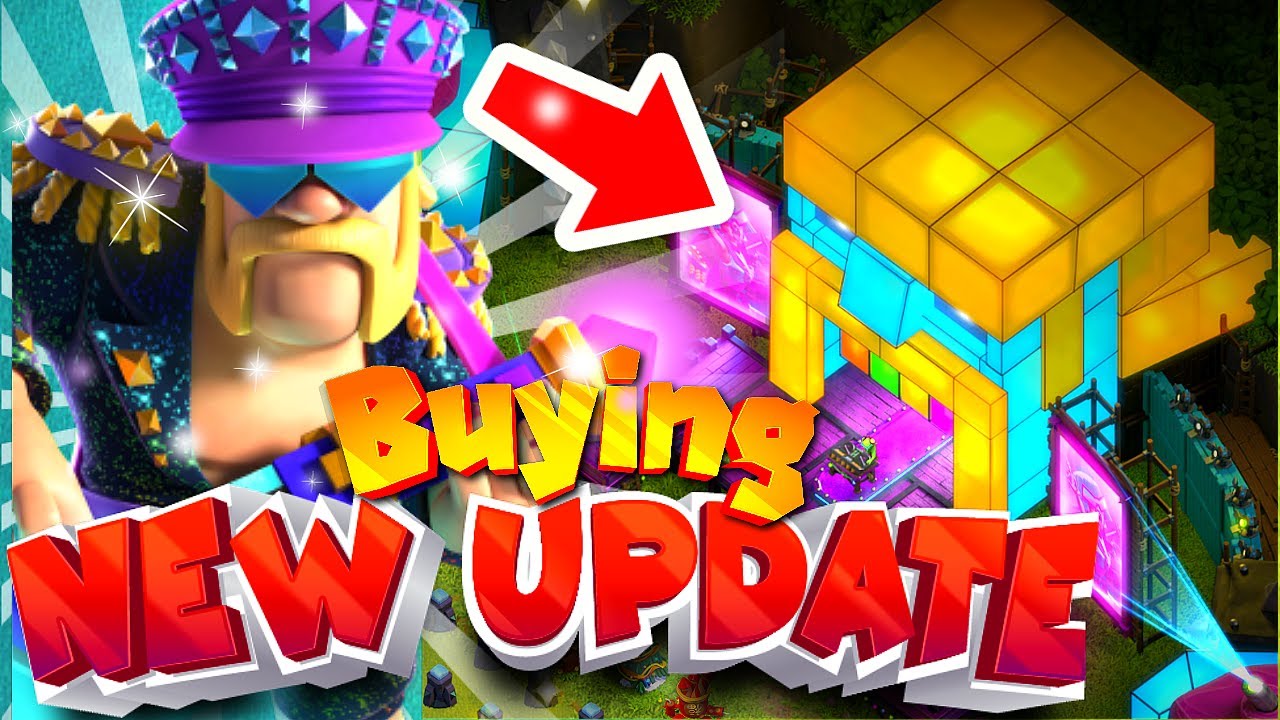 BUYING the ENTIRE UPDATE! | Clash Of Clans | party king & Party arena ...