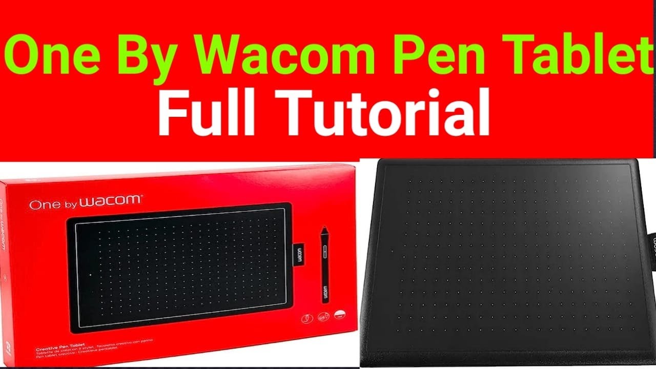 one by wacom full tutorial ! installation and uses - YouTube