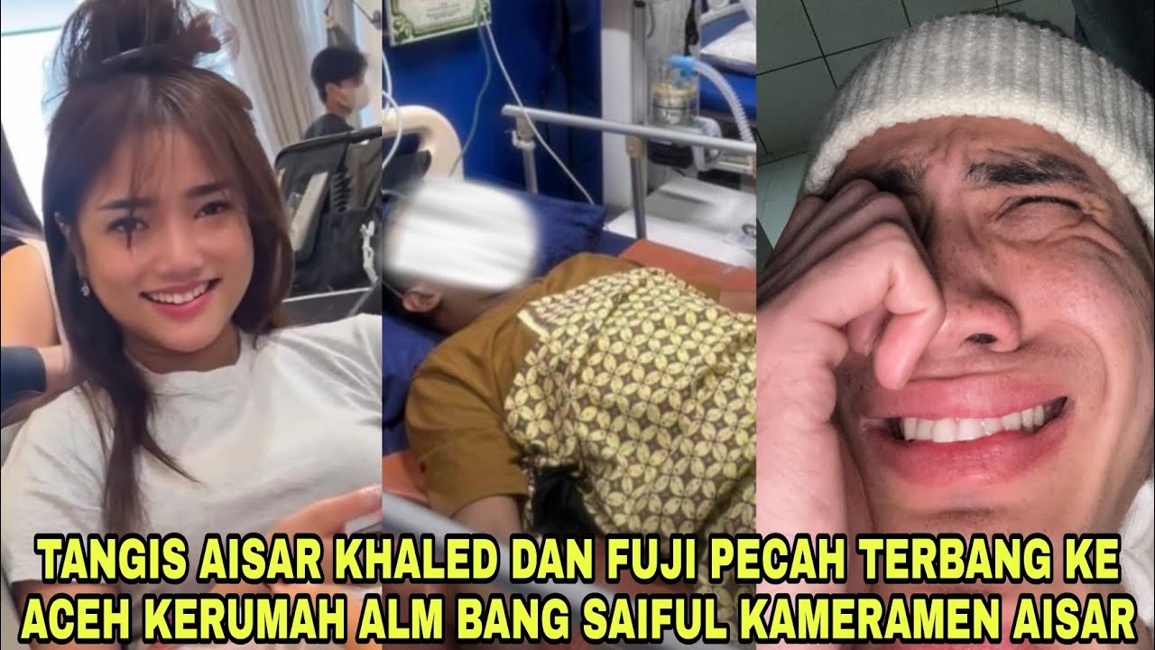 Aisar Khaled Fuji Terbang Ke Aceh Kerumah Duka Alam Bang Saiful Kameramen Aisar - YouTube