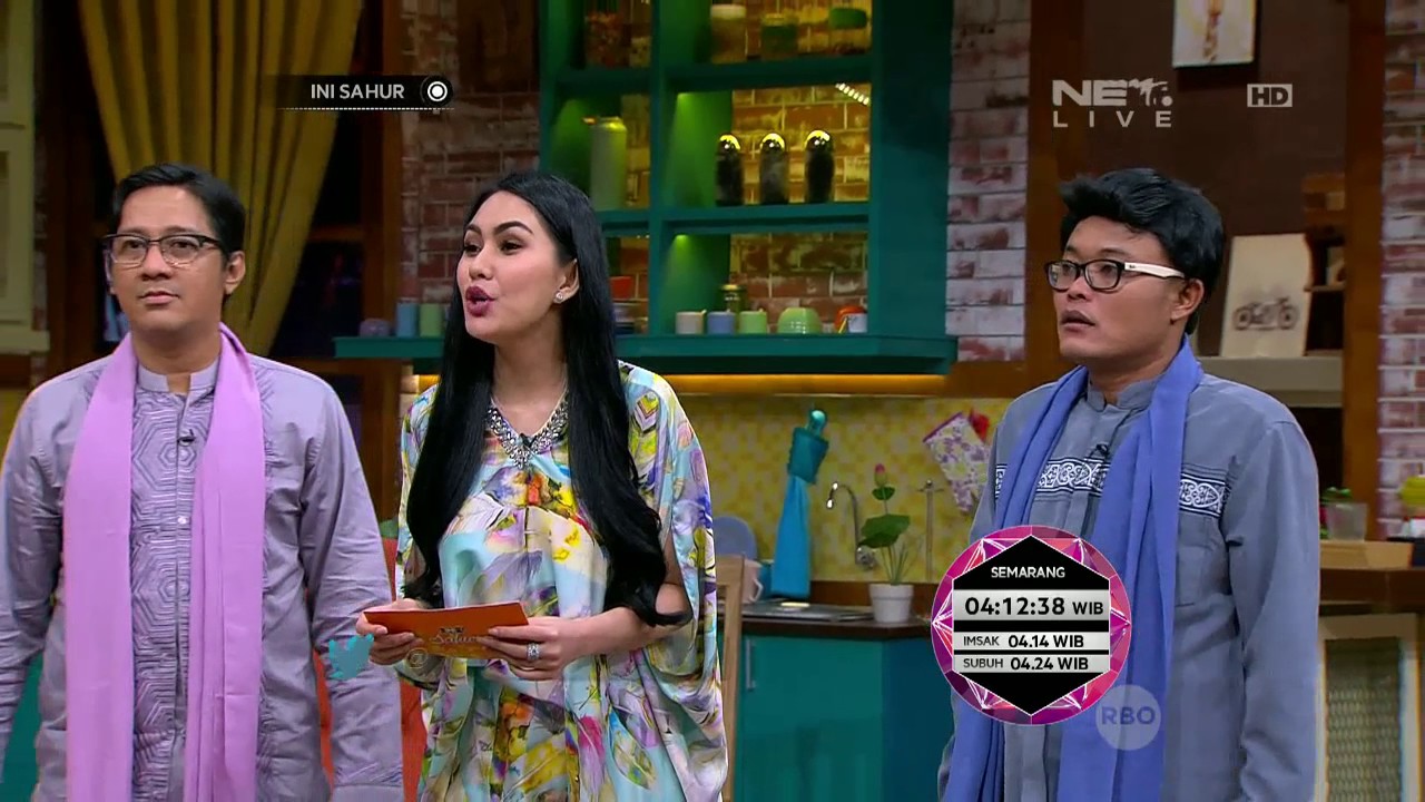 Ini Sahur 5 Juni 2017 Part (6/7) Kartika Putri, Laura Theux & Indro ...