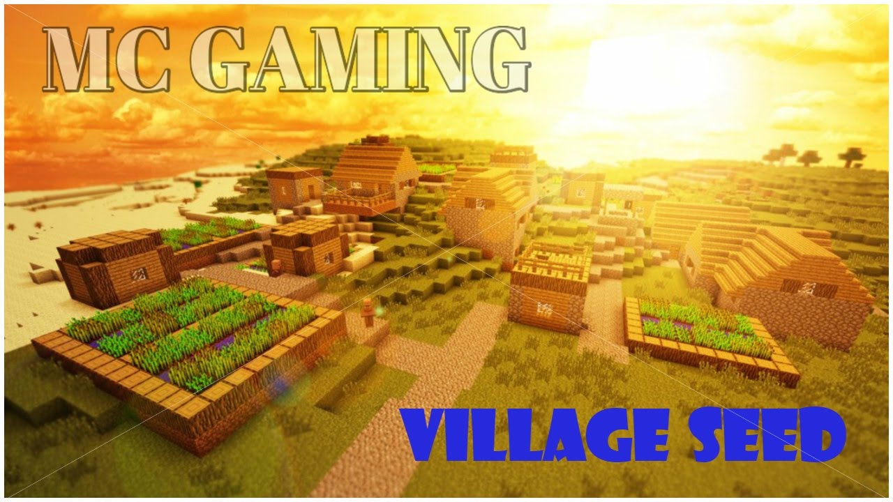 SEED for epic village (MCPE) - YouTube