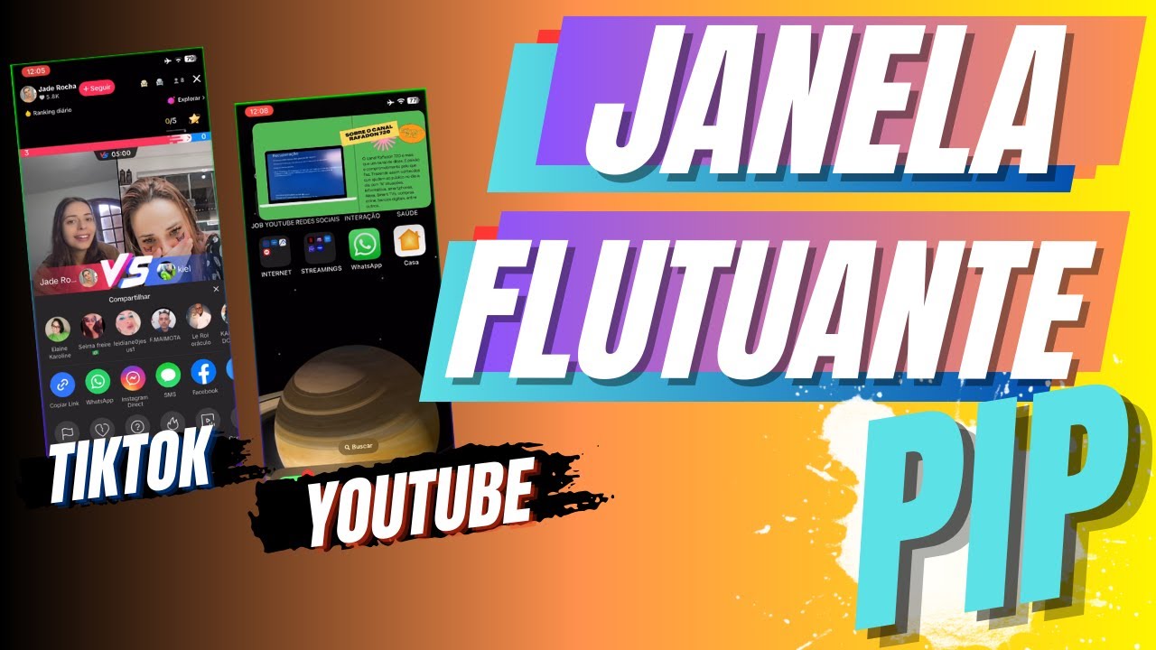 Como ativar JANELA FLUTUANTE no iPhone - YouTube