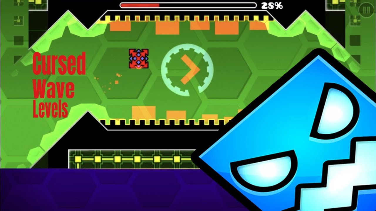 Geometry Dash Cursed Wave Levels - YouTube