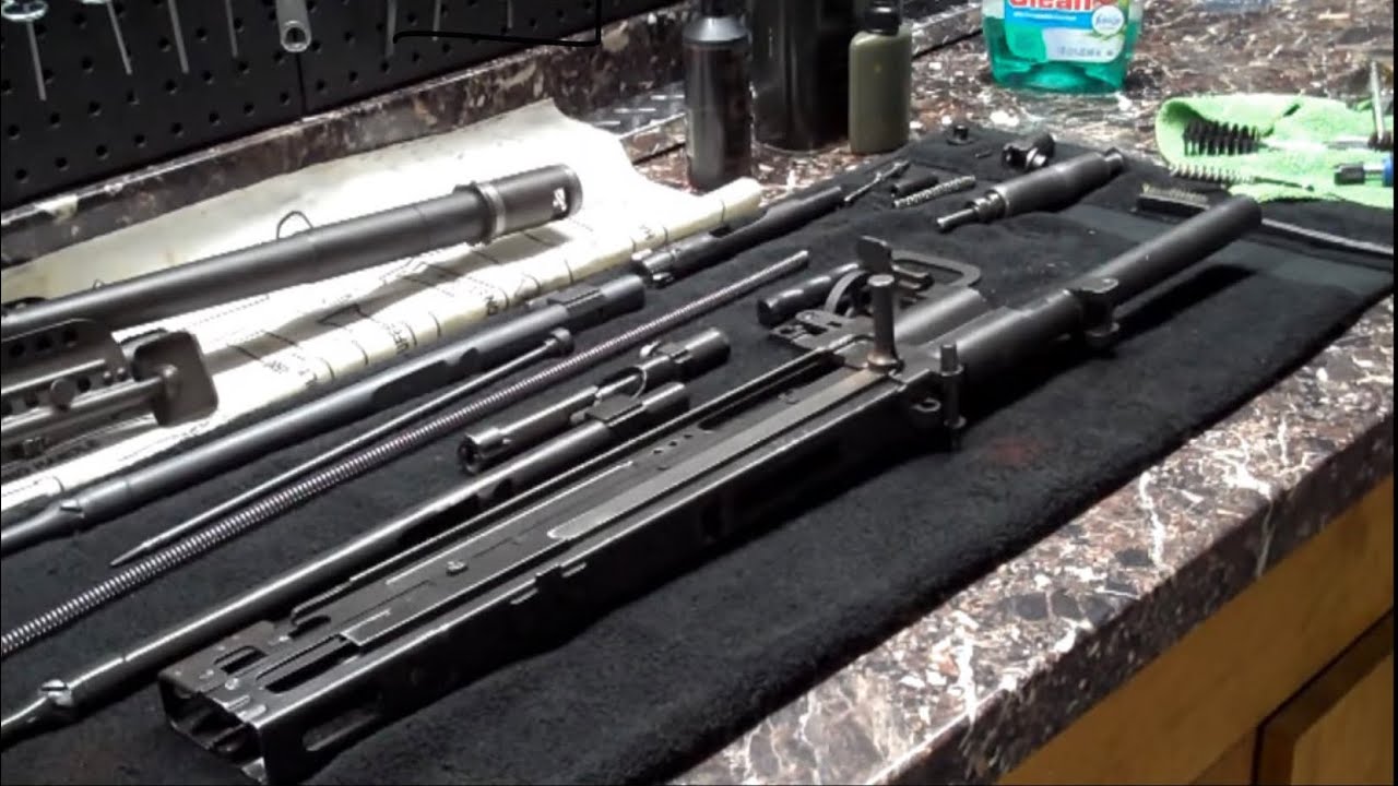 How to Clean the M60 Machine Gun - YouTube