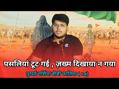PASLIYAN TOOT GAYI NAUHA | पसलियां टूट गई नौहा | BIBI FATIMA ZEHRA NAUHA | SYED NABEEL ABBAS | 2025