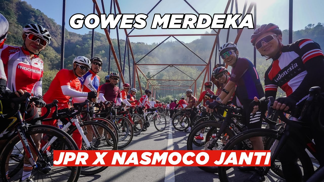 GOWES MERDEKA 79KM JOGJA PUNYA ROAD BIKE X NASMOCO JANTI - YouTube