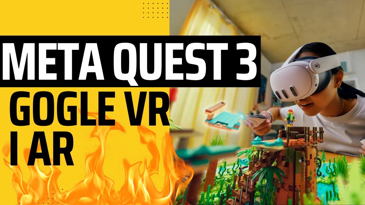 NOWE GOGLE VR i AR OD META! META QUEST 3 ZASKOCZYŁO ROZSZERZONĄ ...