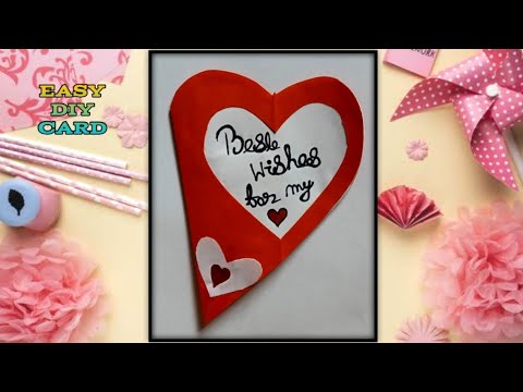 EASY BEST WISHES CARD CRAFT FOR BEGINNERS | SIMPLE TUTORIALS & CREATIVE ...