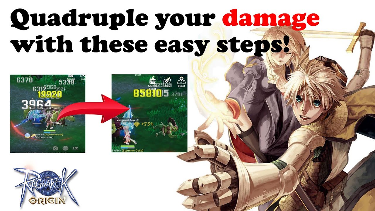 Instantly Boost Your Damage Now! | Ragnarok Origin Global - YouTube