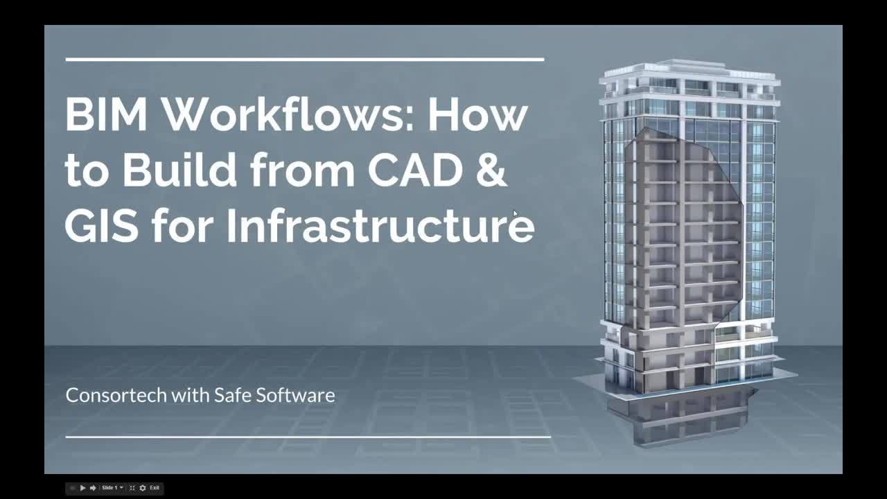 BIM Workflows: How to Build from CAD & GIS for Infrastructure - YouTube