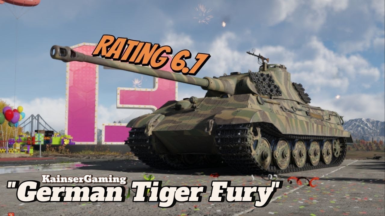 Unstoppable Tiger at 6.7 BR! 🐅💥 | War Thunder Gameplay - YouTube