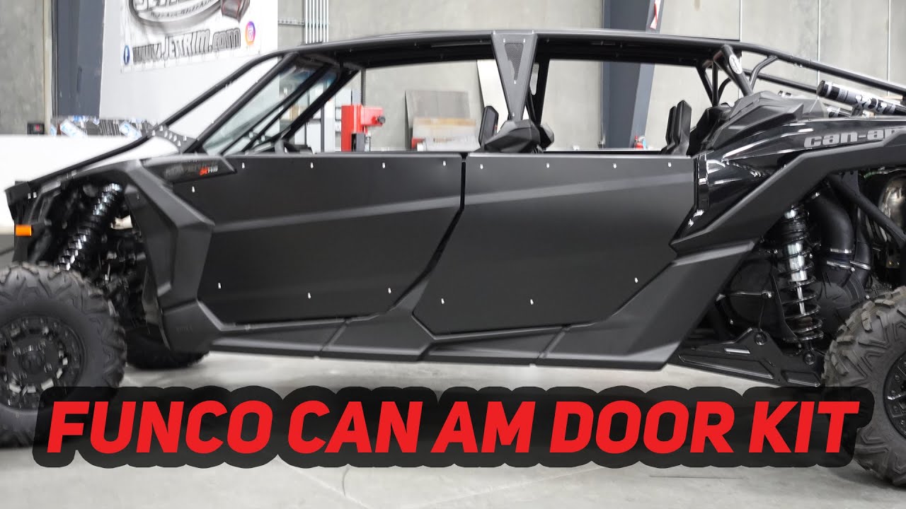 Shipping Funco Can Am Maverick X3 UTV Doors - YouTube