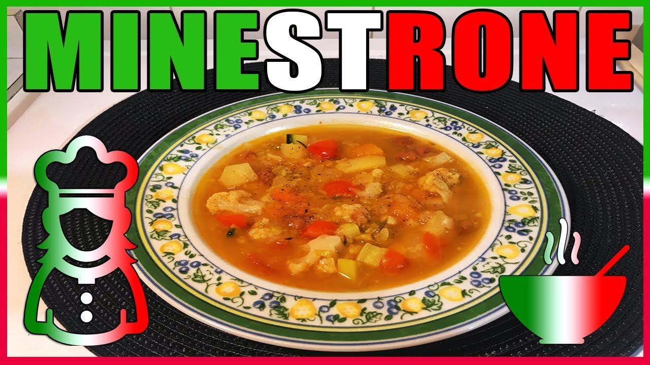 Receita ITALIANA de MINESTRONE - YouTube