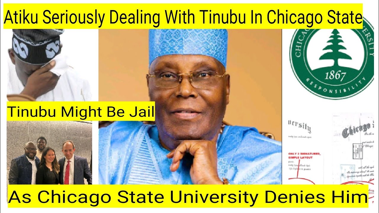 Tinubu Shocked As Atiku Is Seriously Dealing With Tinubu In Chicago ...